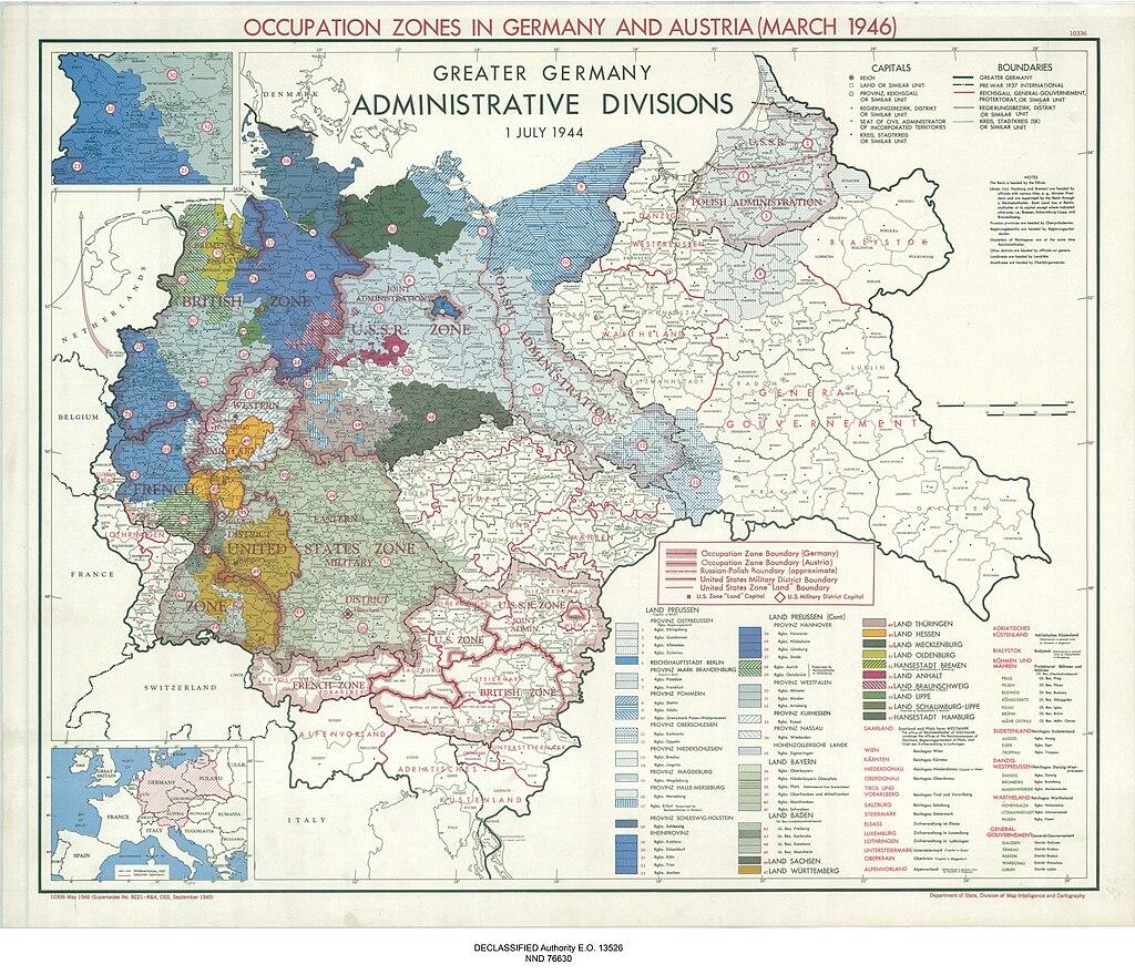 Besatzungszonen Deutschland: So war das Land aufgeteilt