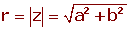 módulo de un número complejo - Diccionario de Matemáticas | Superprof