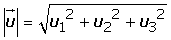 módulo de un vector - Diccionario de Matemáticas | Superprof