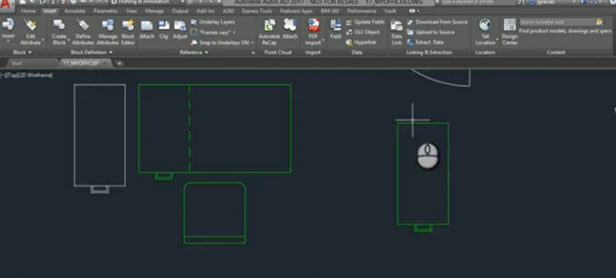 ¿Cómo crear un bloque en AutoCAD?