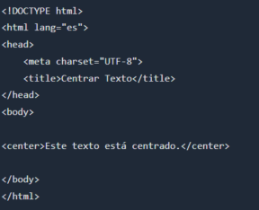 Texto en HTML: cómo centrar, subrayar y dar estilo