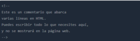 Comentarios en HTML: cómo usarlos para organizar tu código