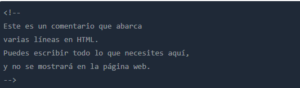 Comentarios en HTML: cómo usarlos para organizar tu código