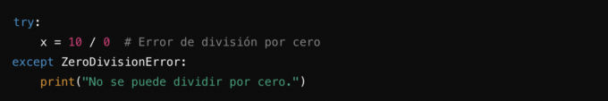 Excepciones Python: tratar errores ‘try except’ fácilmente