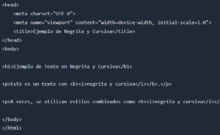 Texto en HTML: cómo centrar, subrayar y dar estilo