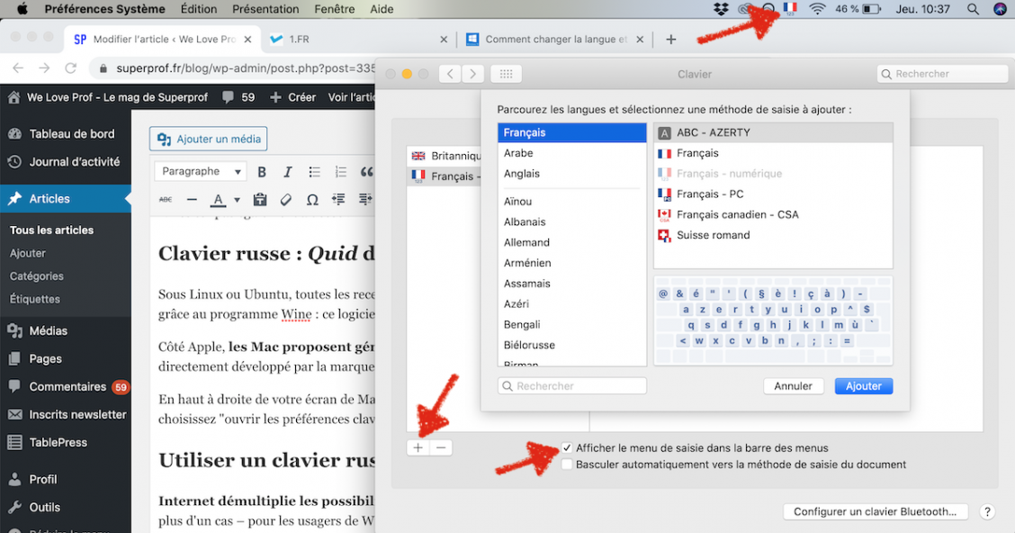 Clavier Russe : Comment Écrire en Cyrillique avec un AZERTY