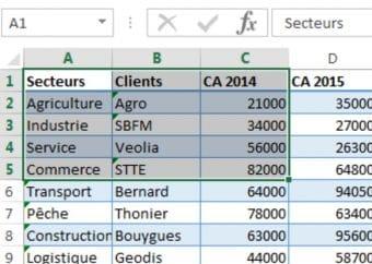 Comment Faire un Tableau sur Excel