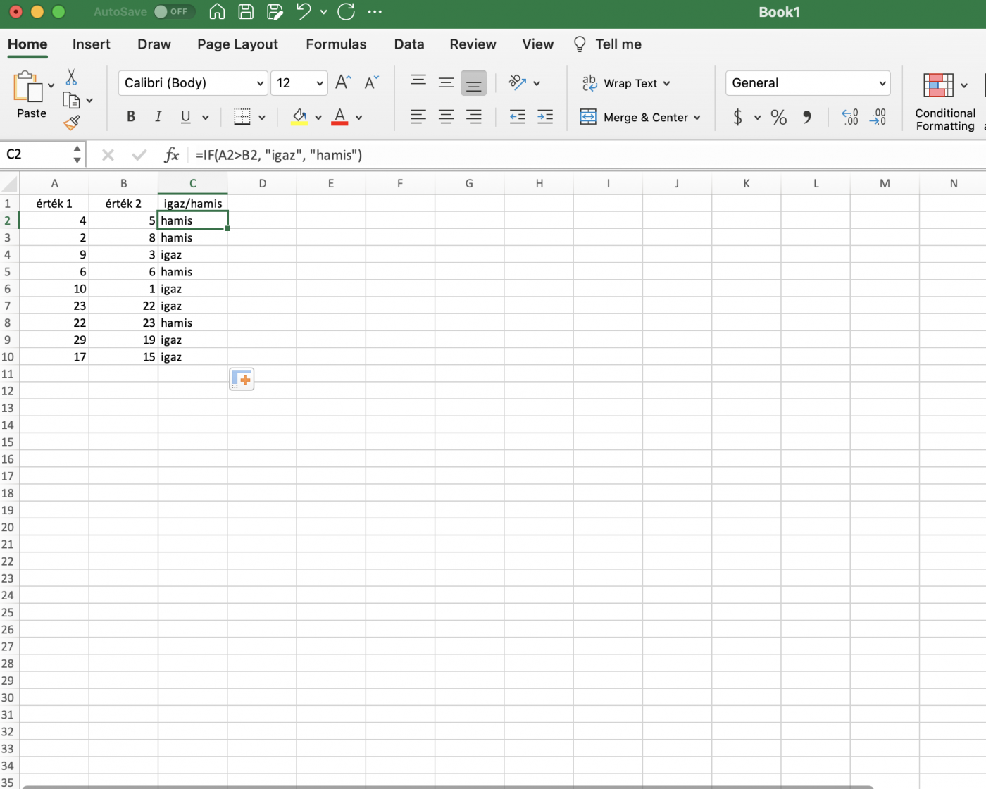 HA, ÉS, VAGY, NEM az Excelben: hogyan használd őket?