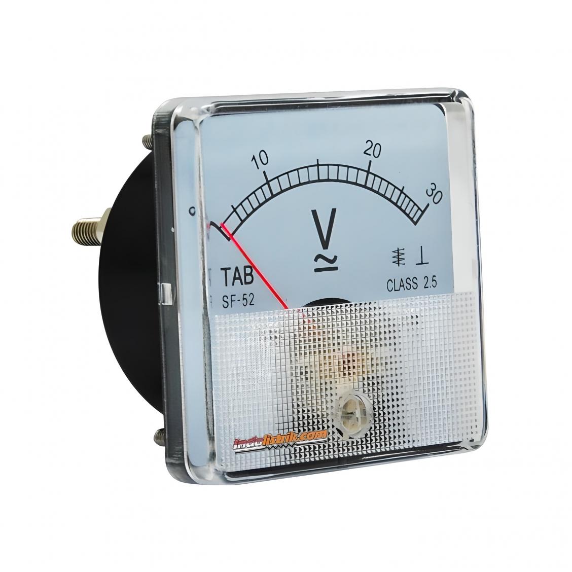 Karakteristik, Prinsip Kerja, Dan Bagian Voltmeter