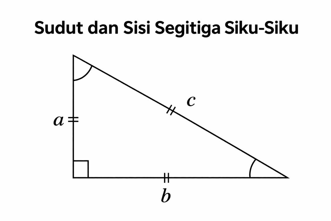 Rumus Segitiga Siku-siku: Luas, Keliling, dan Contoh