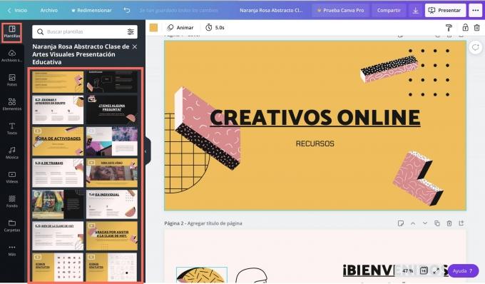 Crea presentaciones y diapositivas dinámicas en Canva