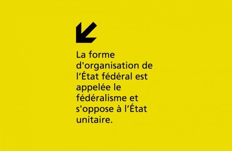 L’État Fédéral et États Confédérés