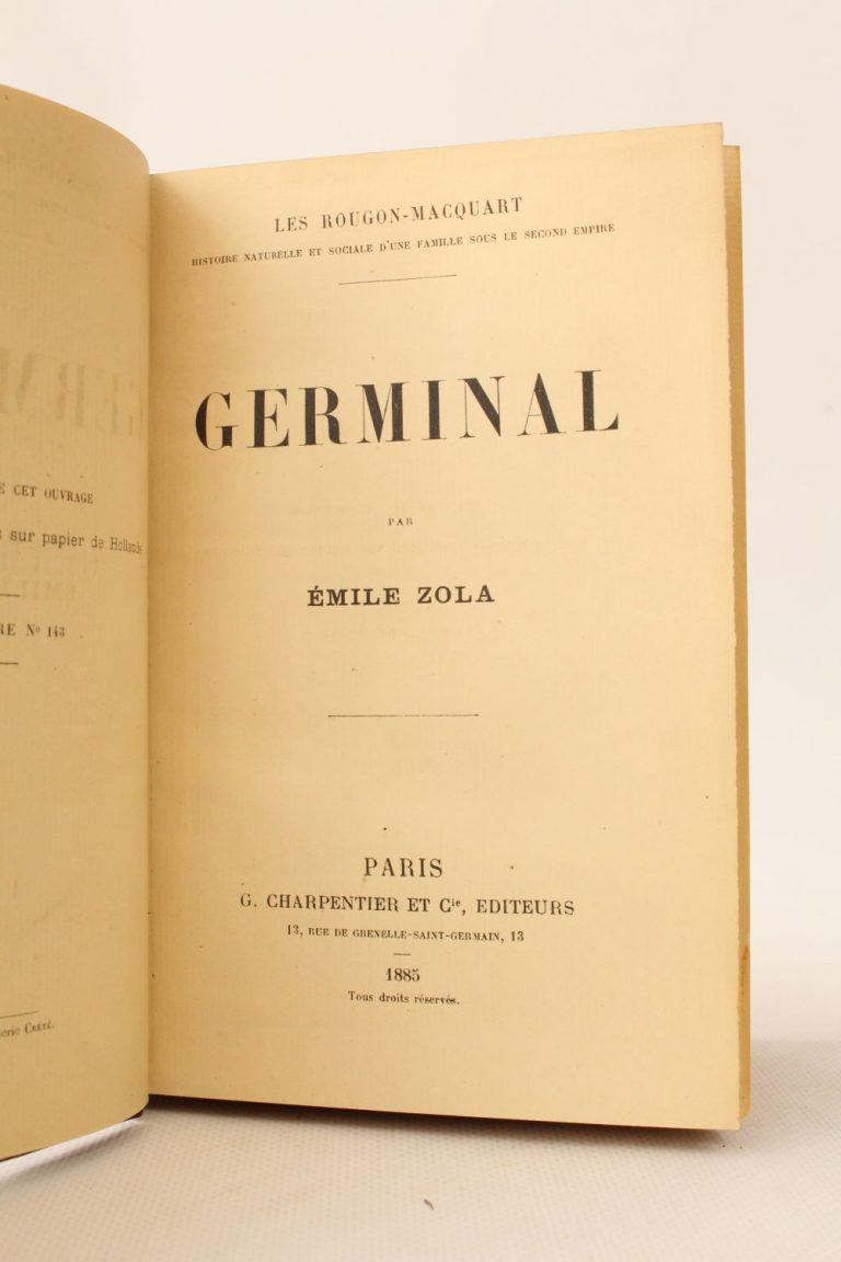 Germinal d'Emile Zola : Résumé
